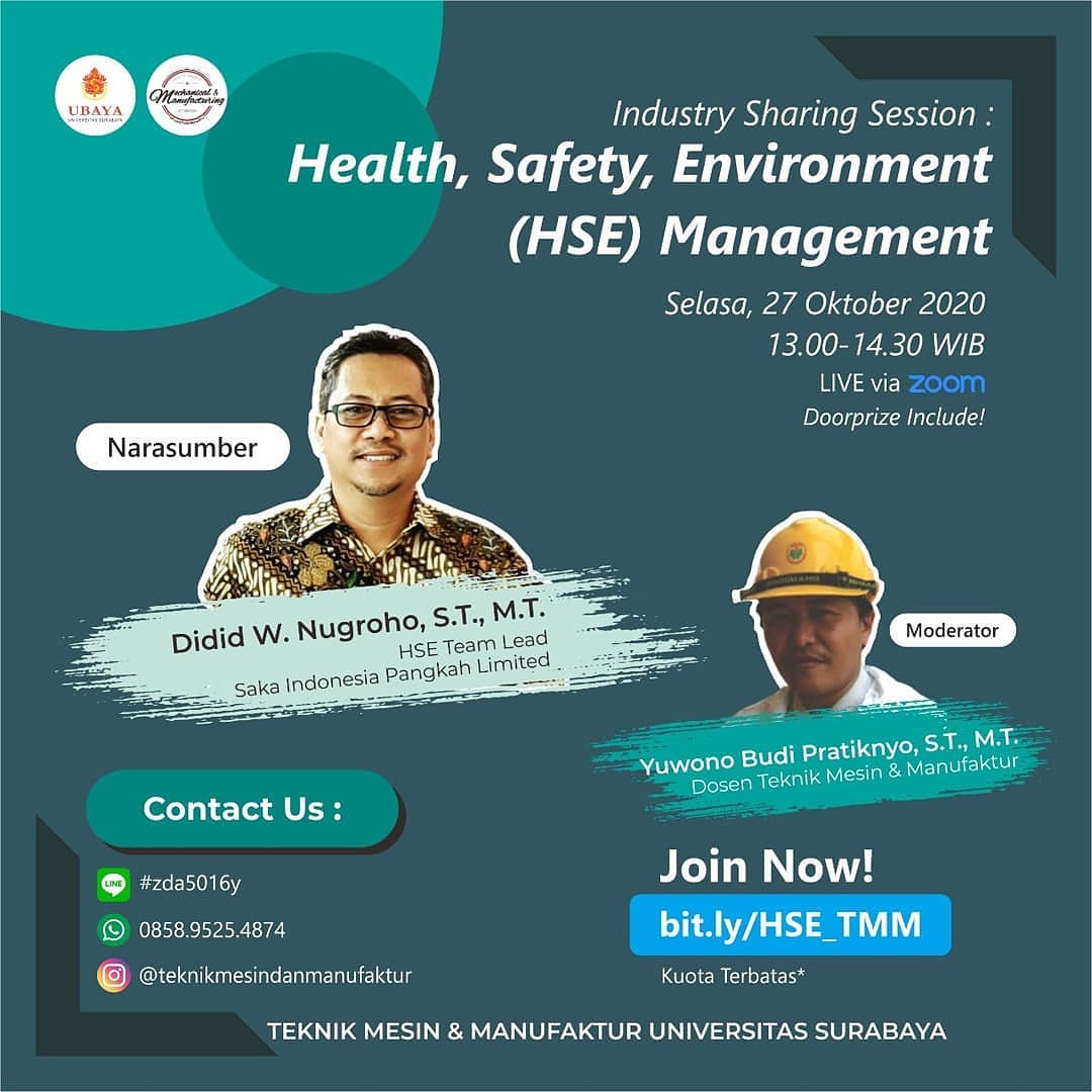 Dialog Profesi: Industry Sharring Session "Healthy, Safety, environment ...