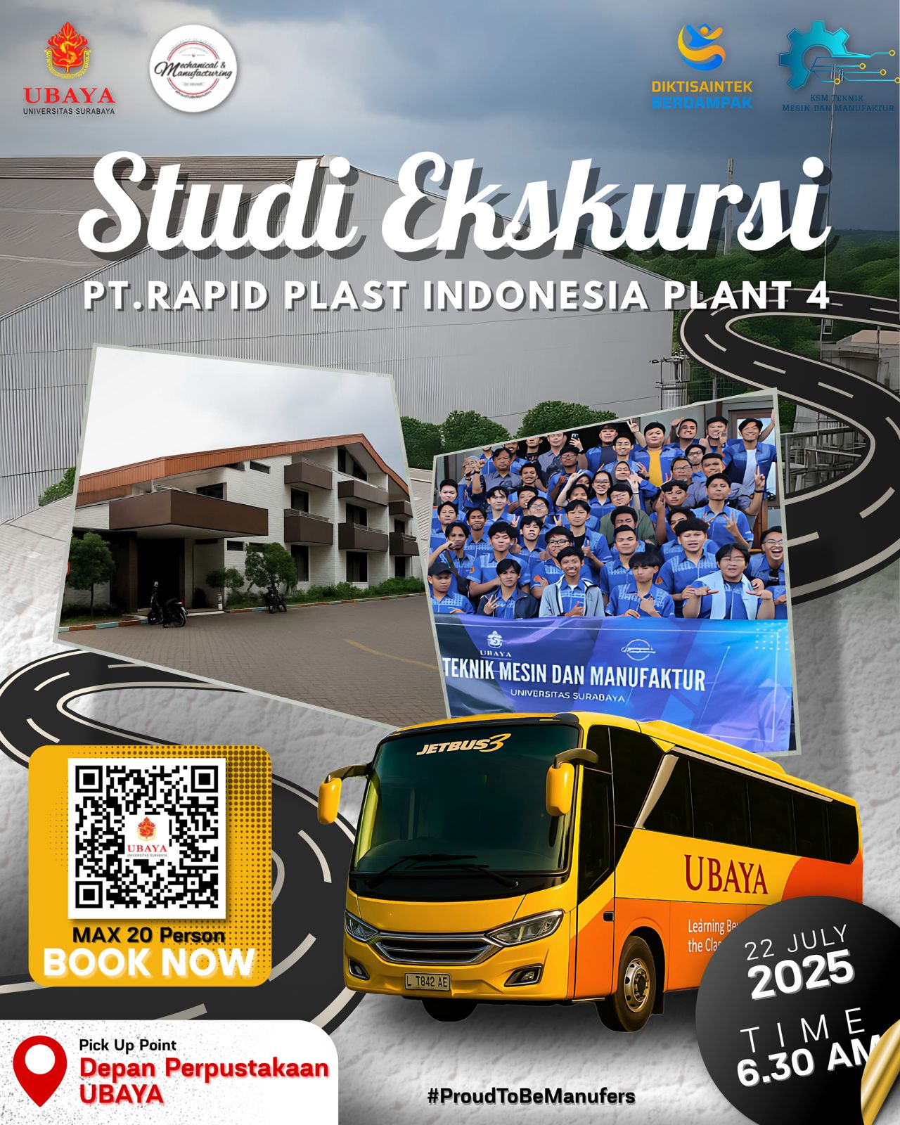 Studi Ekskursi "PT. RAPID PLAST INDONESIA PLANT 4" - Teknik Mesin dan Manufaktur