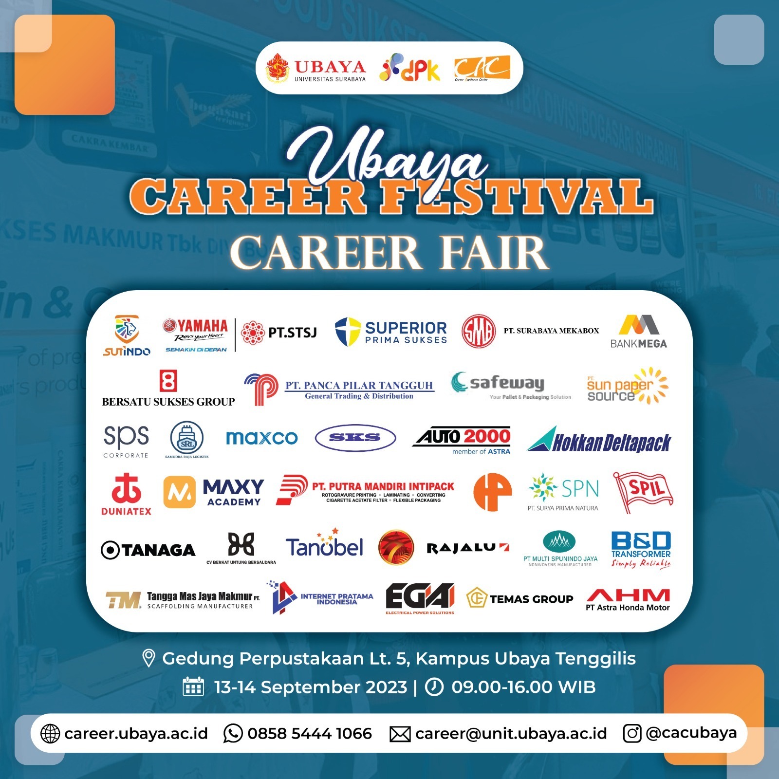 UBAYA Career Festival - Teknik Mesin dan Manufaktur